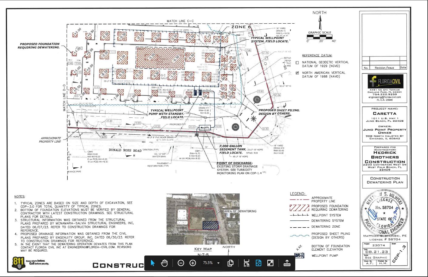 Dewatering Plans & Permitting – Florida Civil